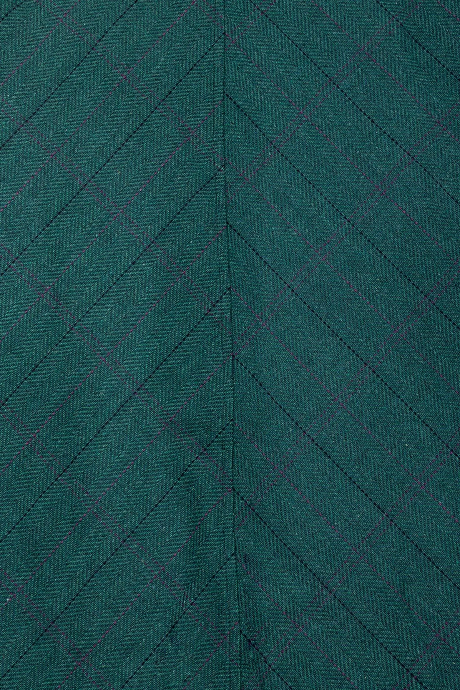 Falda Carola Verde Agua Cuadros Vino FAL07 - The Nook Store